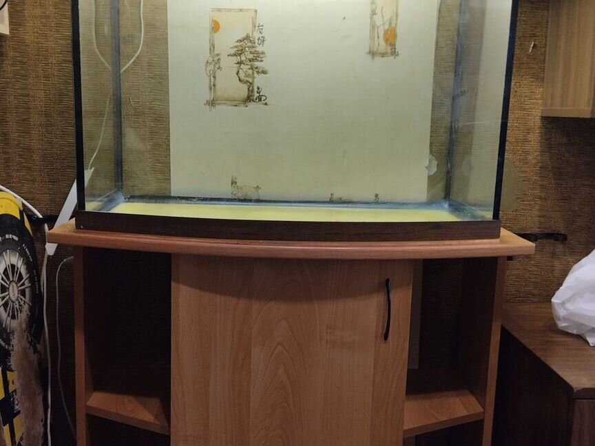 Аквариум 120 литров с тумбой