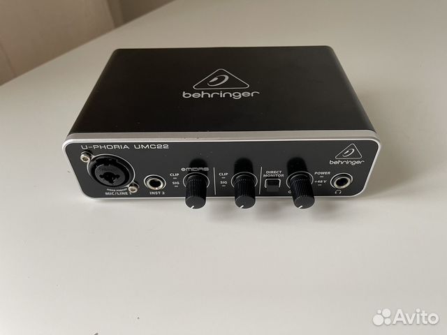 Внешняя звуковая карта behringer umc22 купить в Санкт-Петербурге ...