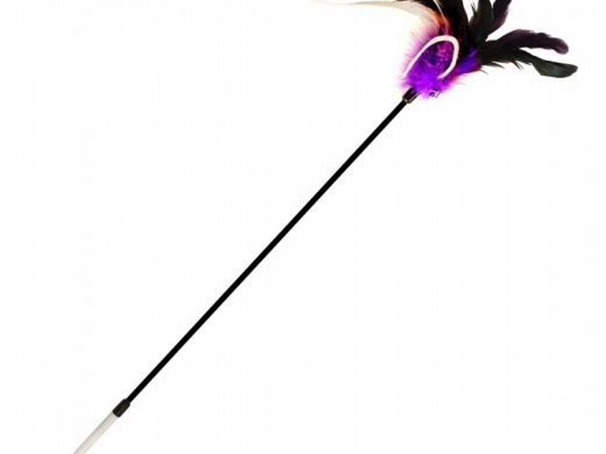 Игрушка дразнилка - удочка для кошек Triol Перья д