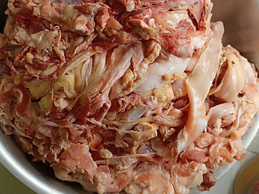 Обрезь для собак говяжья и куриная