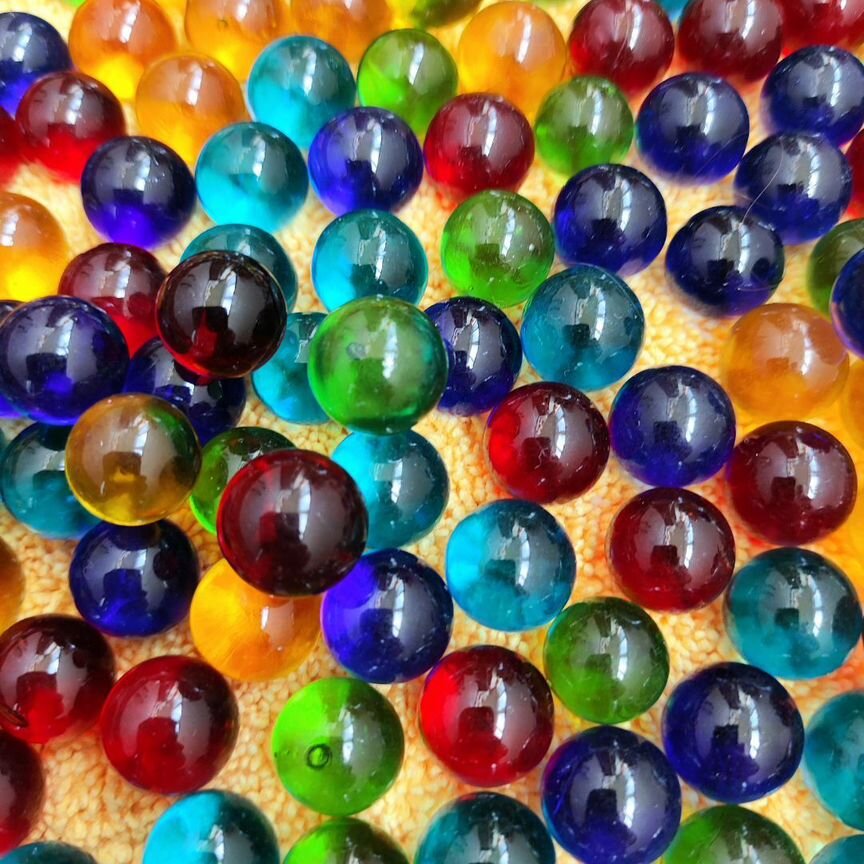 Стеклянные камни для аквариума или декора