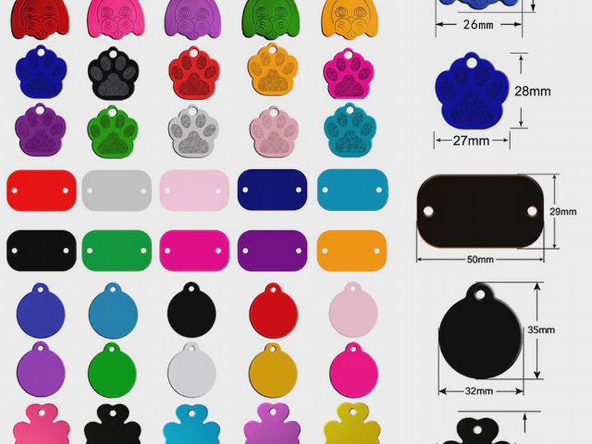 Адресники для собачек и кошечек