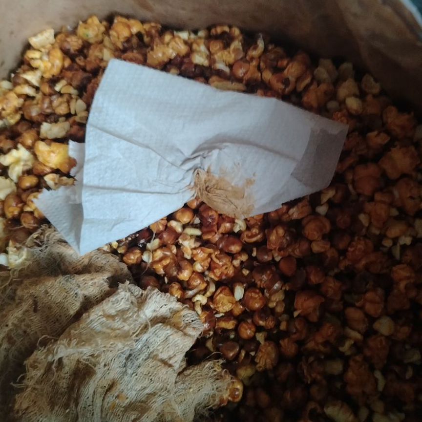 Отход от попкорна. Кукуруза для птиц