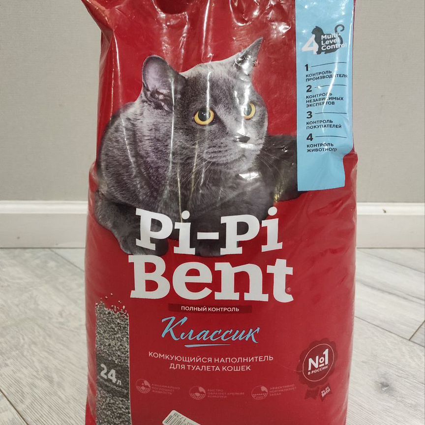 Наполнитель глиняный комкующийся 10кг(24л)