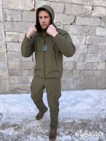 Охотничий военный костюм softshell на флисе купить в Казани | Хобби и ...