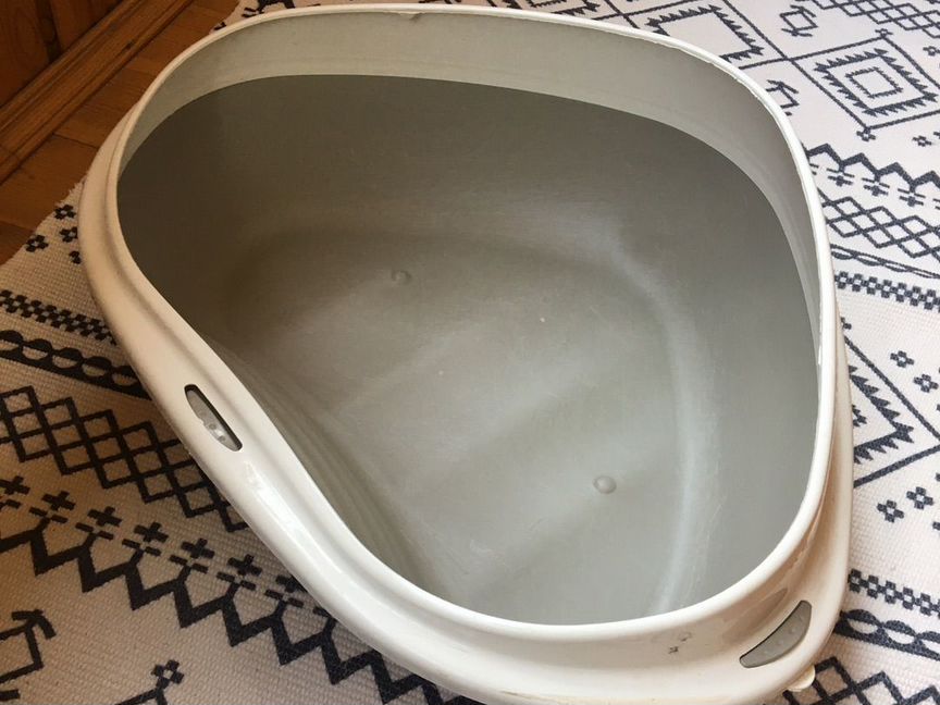 Лоток для кошек большой с бортиками