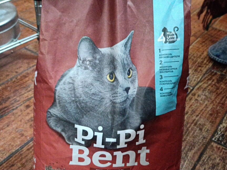 Наполнитель для кошачьего туалета Pi Pi Bent 24л
