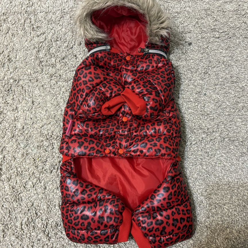 Теплый комбинезон для маленькой собачки