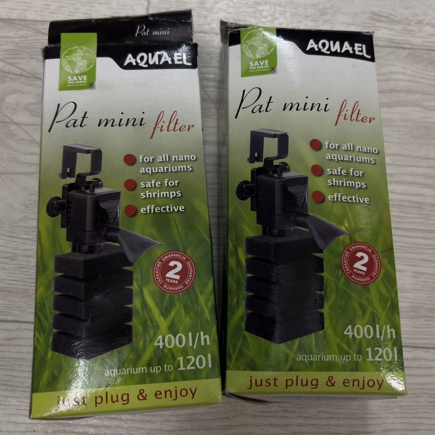 Мини -фильтр и губки для аквариума