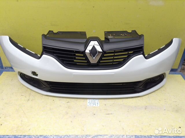 Renault Logan 2 Бампер передний в сборе цвет Белый купить в Краснодаре ...