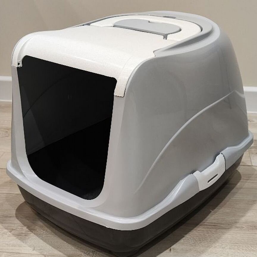 Кошачий лоток закрытый