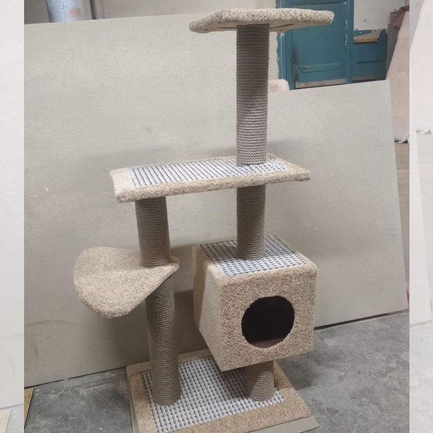 Когтеточки и игровые комплексы для кошек