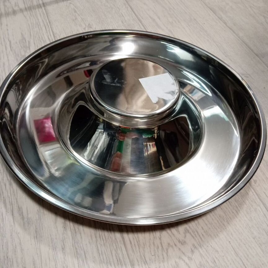 Поилка для щенят нержавейка Новая