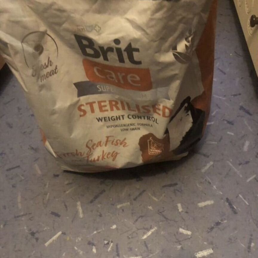 Корм для стерилизованных кошек брит