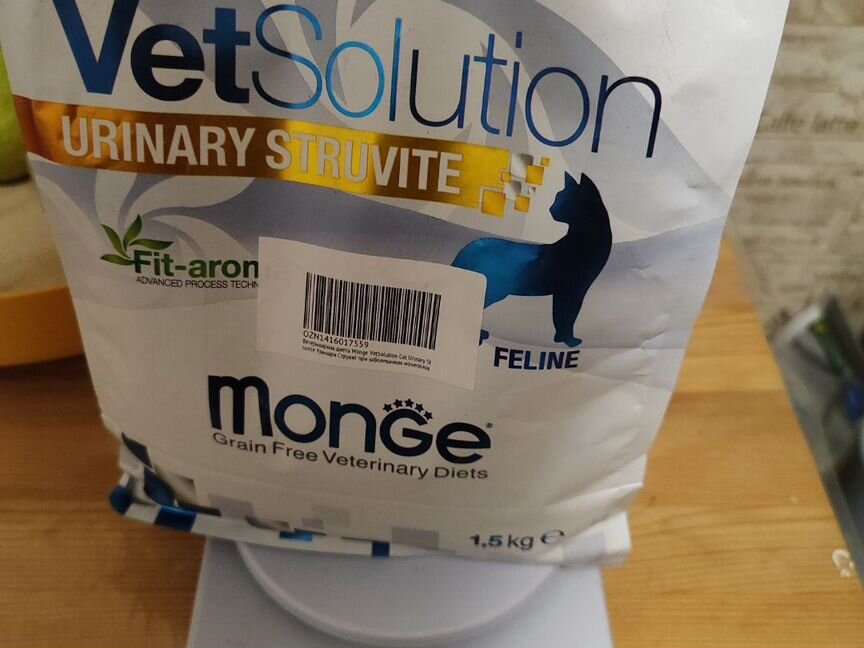 Корм для кошек monge urinary struvite