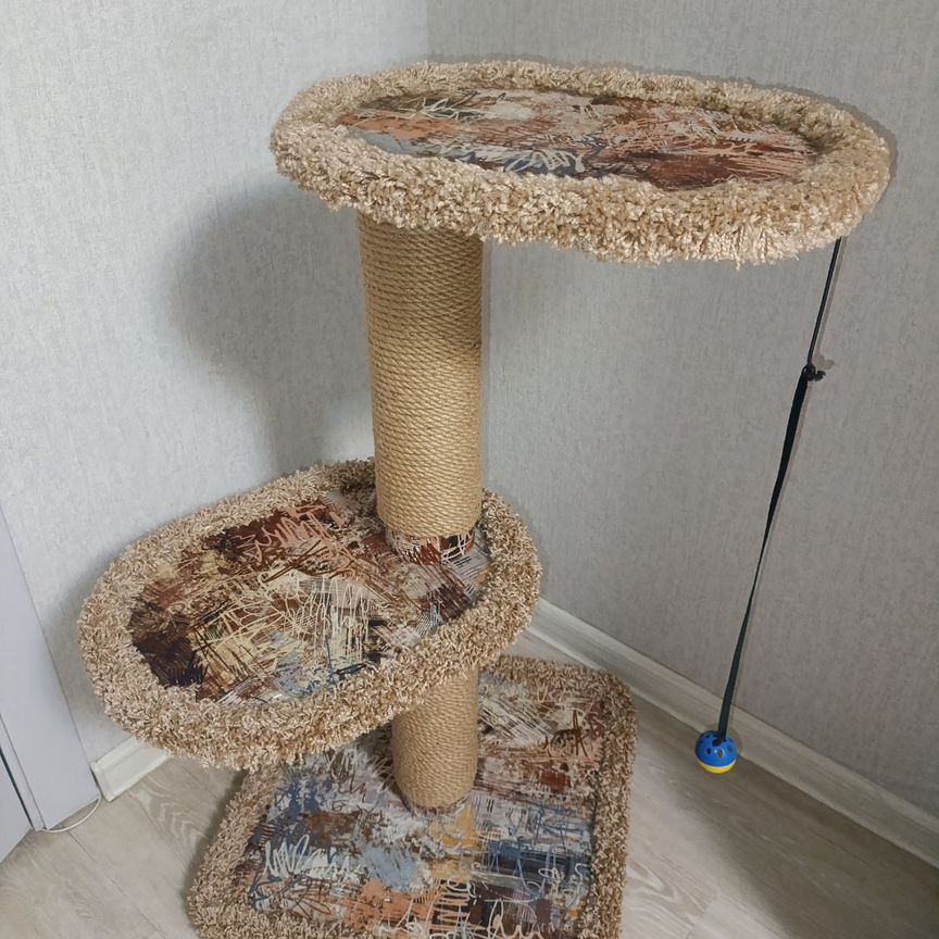 Когтеточка домик для кошки бу