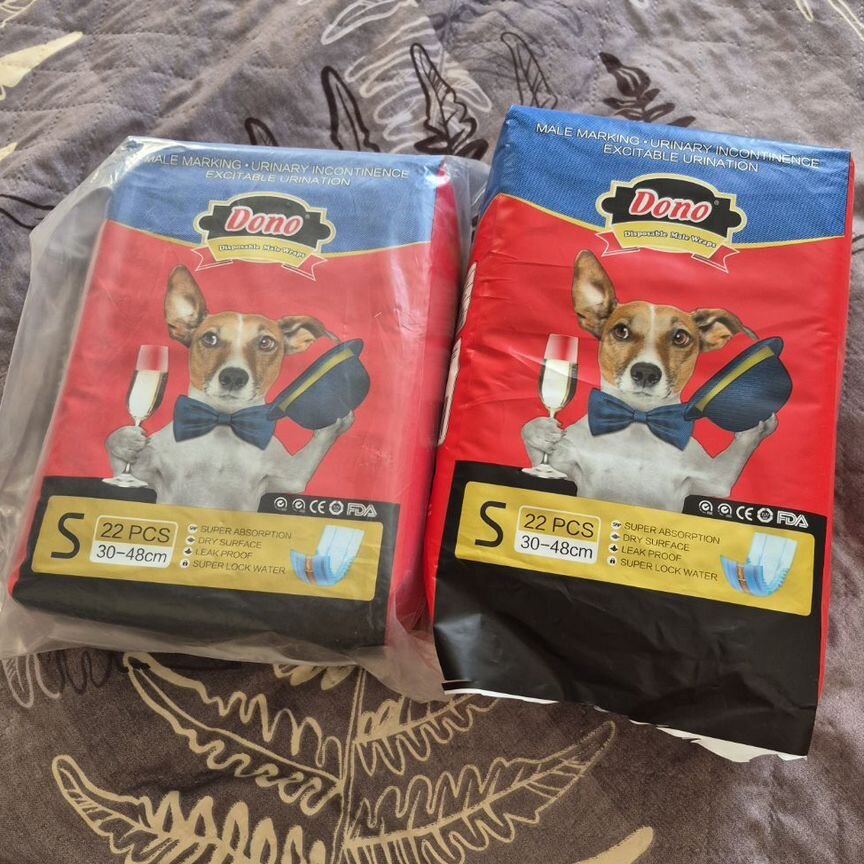Впитывающие пояса Dono Jeans для кобелей Размер S