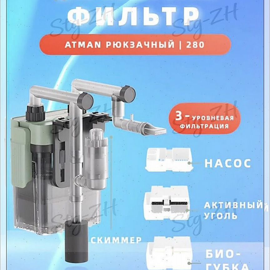 Новый внешний навесной фильтр Atman