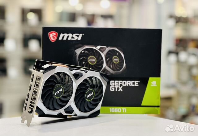 Видеокарта MSI GeForce GTX 1660 Ti Ventus XS OC 6G купить в ...