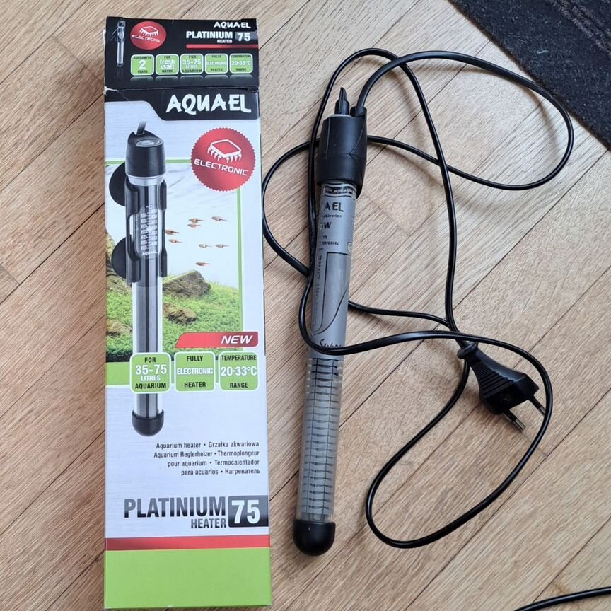 Aquael Platinum Heater 75w Терморегулятор