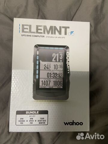 Wahoo elemnt + датчик каденса, скорости, пульса, Б/у купить в Москве ...