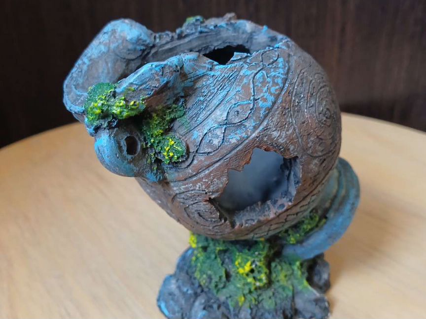 Декорации для аквариума амфора