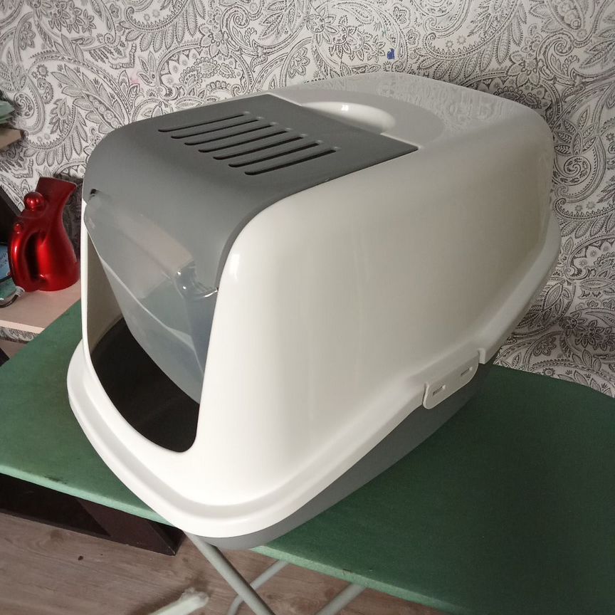 Кошачий лоток домик