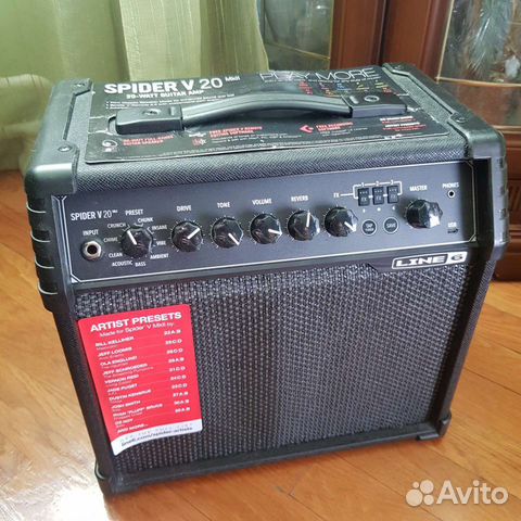 Комбик Line 6 spider v20 mk2 20ватт купить в Москве | Хобби и отдых | Авито