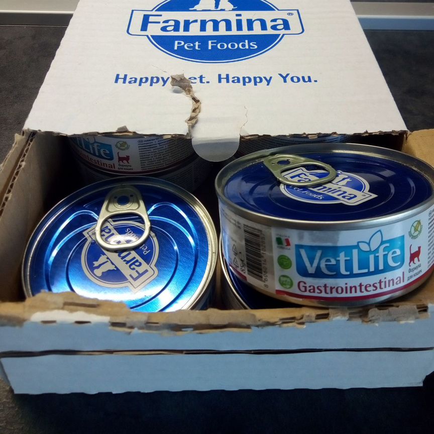 Корм для кошек Farmina gastrointestinal 11штх85гр