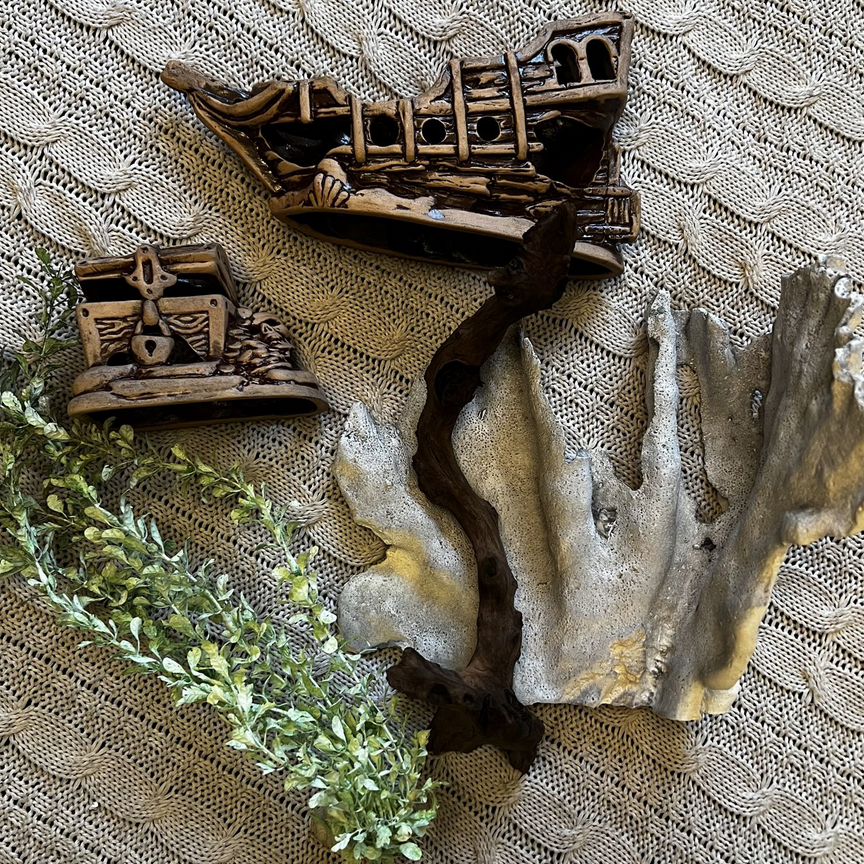 Декорации для аквариума с кораллом