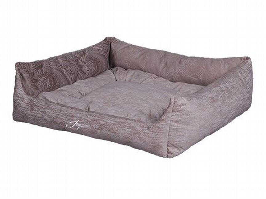 Лежанка квадратная 65х59х21см JOY Spring серебрист