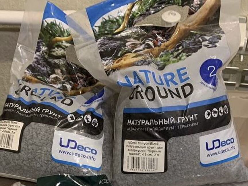 Грунт для аквариума натуральный Udeco (4 л)