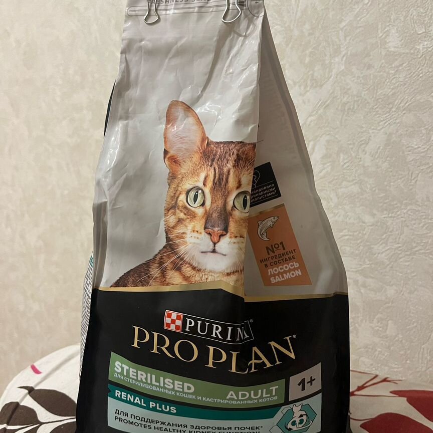 Корм для кошек proplan renal