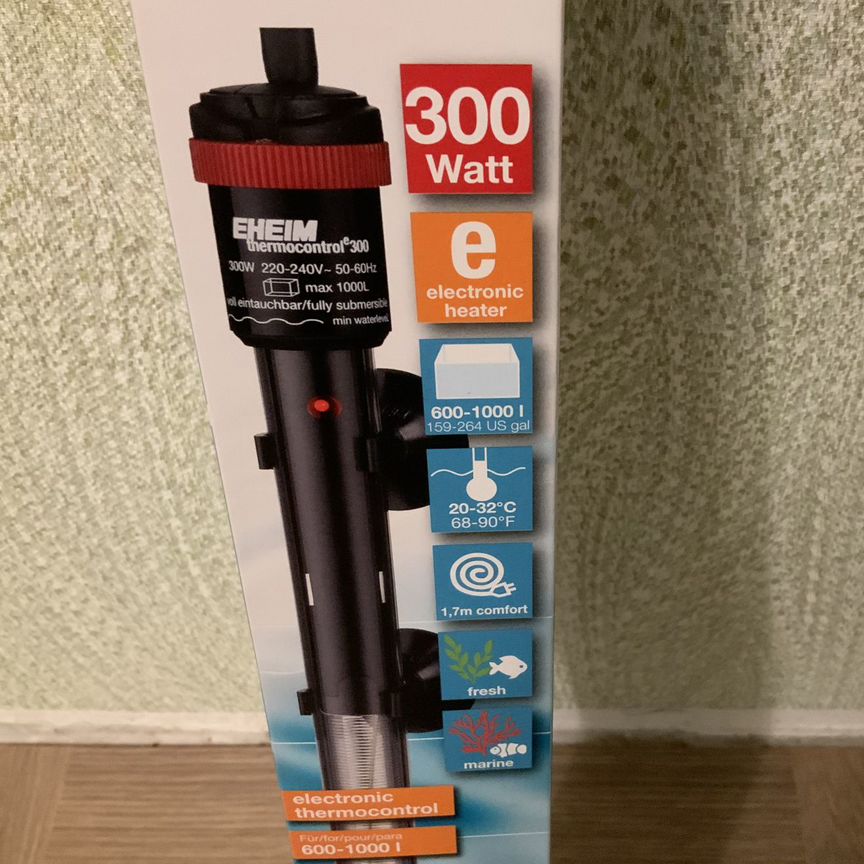 Продаю новый нагреватель для аквариума eheim 300 w
