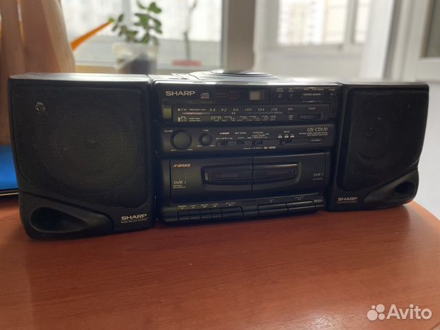 Магнитофон sharp x-bass купить в Москве | Электроника | Авито