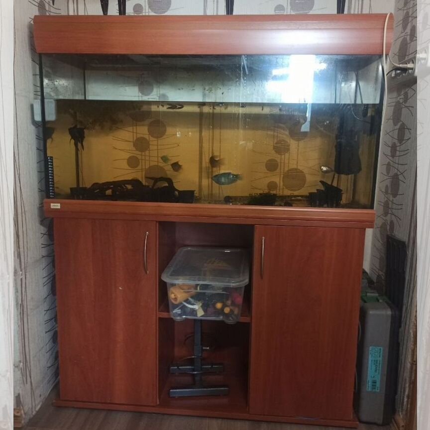 Аквариум 170 л.   тумба