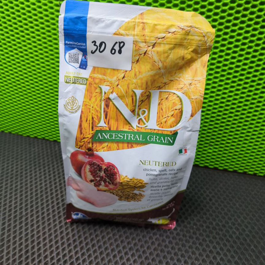 Корм для кошек Farmina Grain AdultNeutered 1,5kg