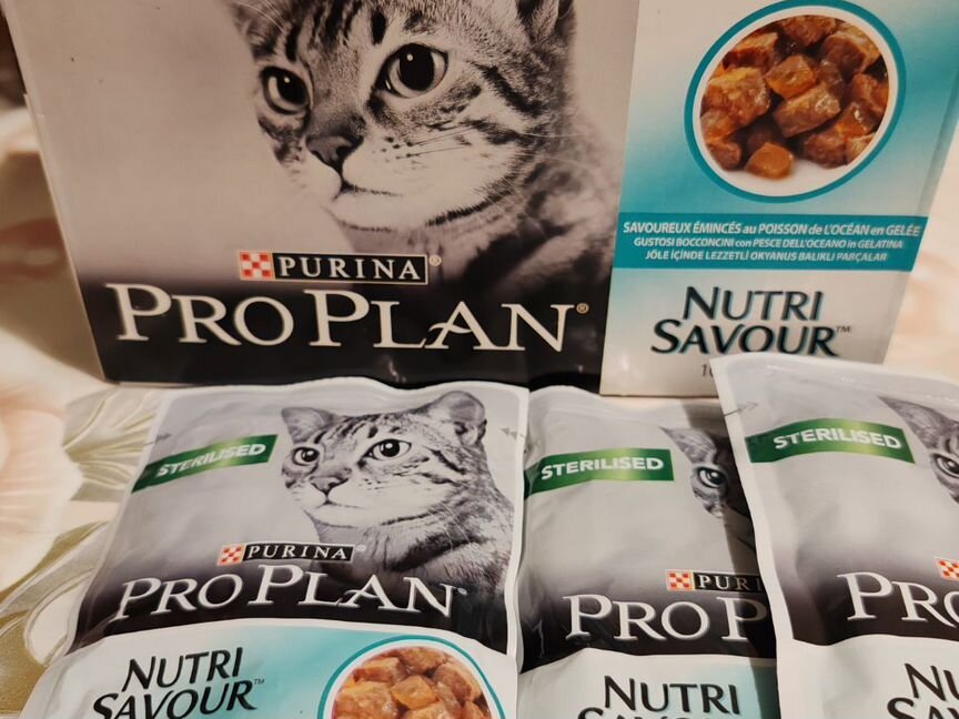 Корм для кошек purina pro plan влажный пауч