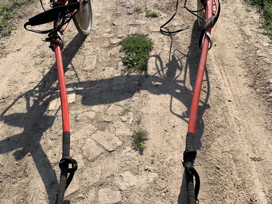 Телега для лошади качалка упряжь