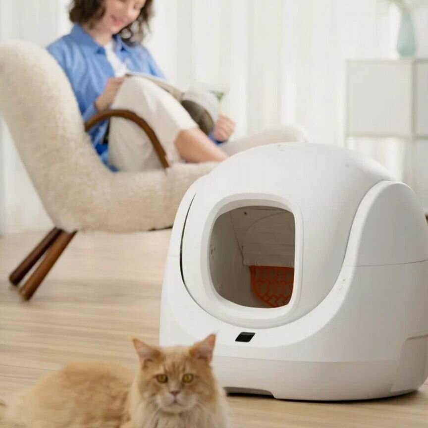 Автоматический лоток для кошек catlink