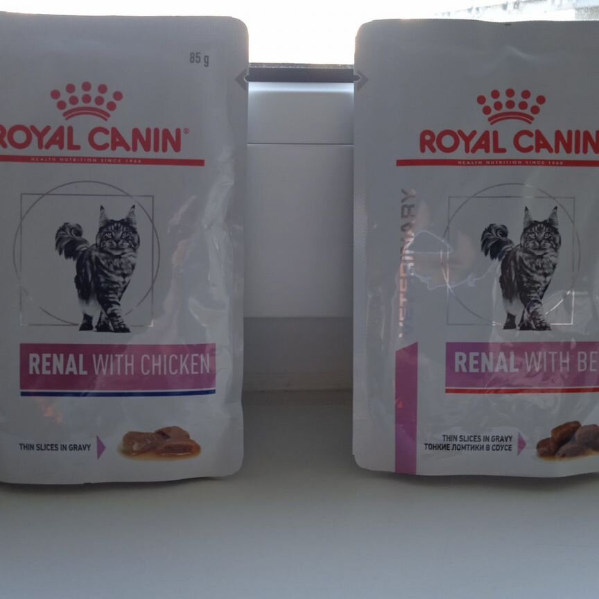Корм для кошек royal canin ренал влажный
