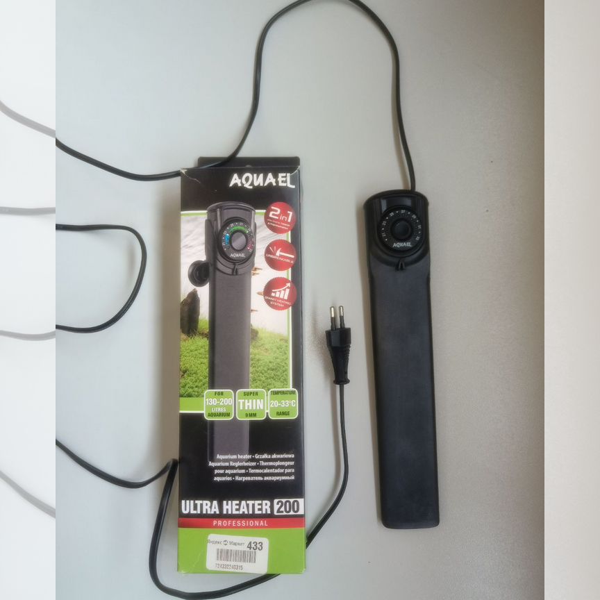 Нагреватель для аквариума Aquael Ultra Heater 200