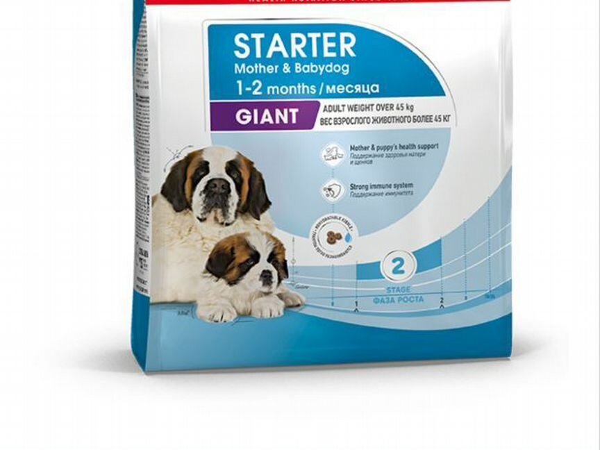 Корм для собак royal canin giant starter 15 кг