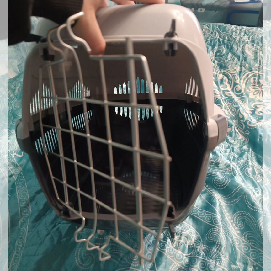 Переноска для кошек пластиковая большая