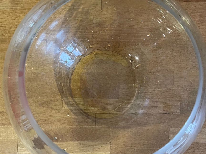 Аквариум круглый, диаметр 25 см