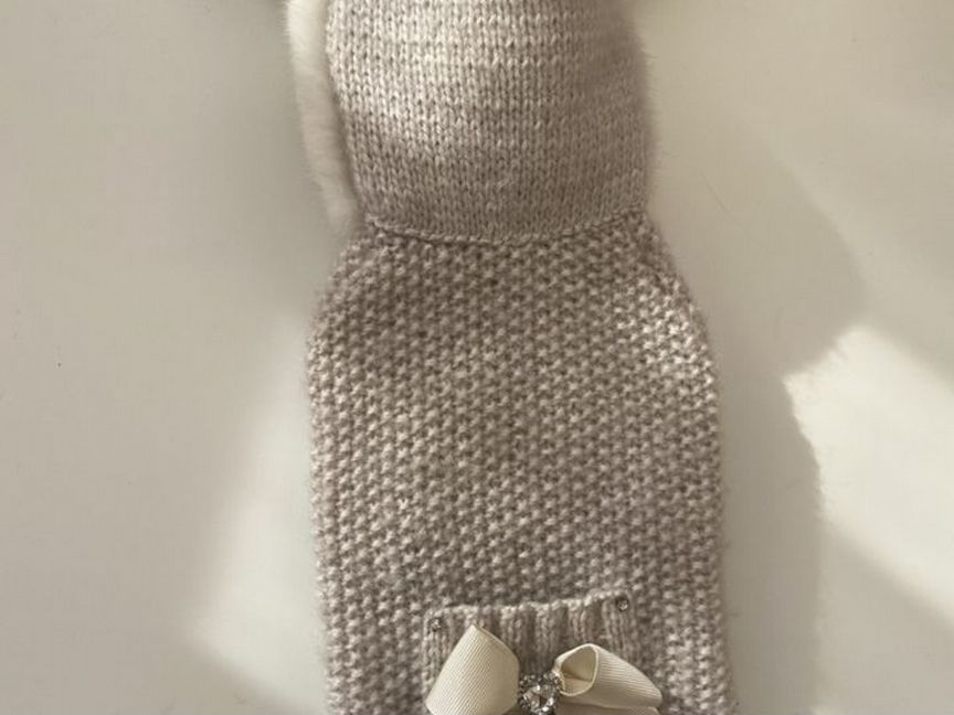 Костюм с норкой для маленькой собачки xs