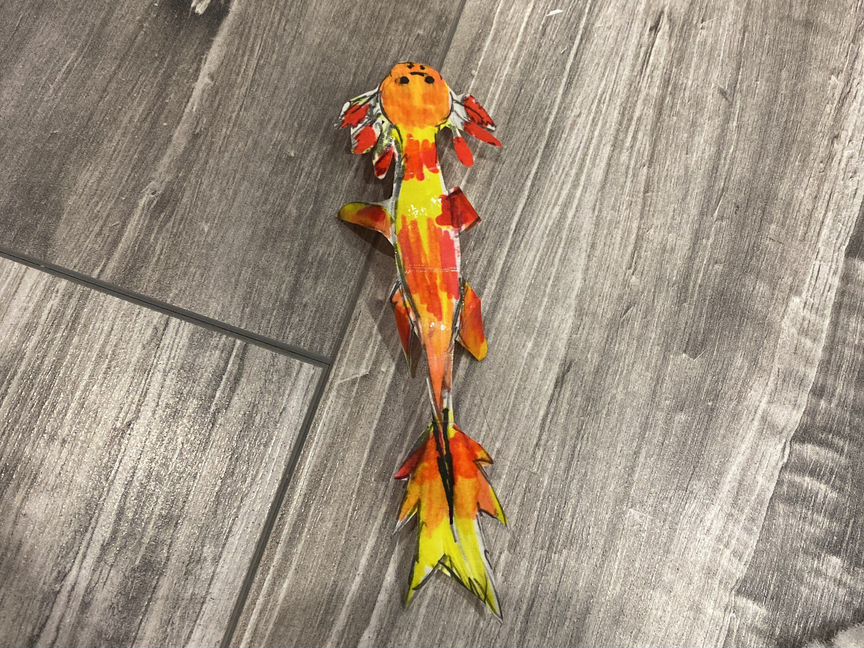 Аксолотль огонь