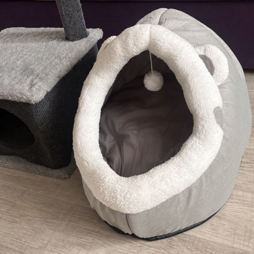 Домик для кошки с когтеточкой