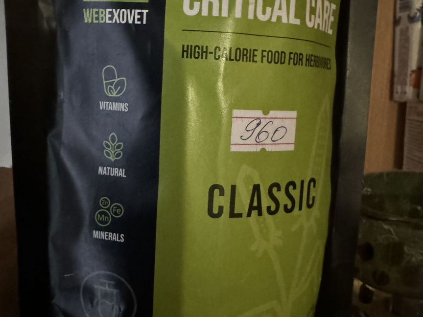 Webexovet critical care корм