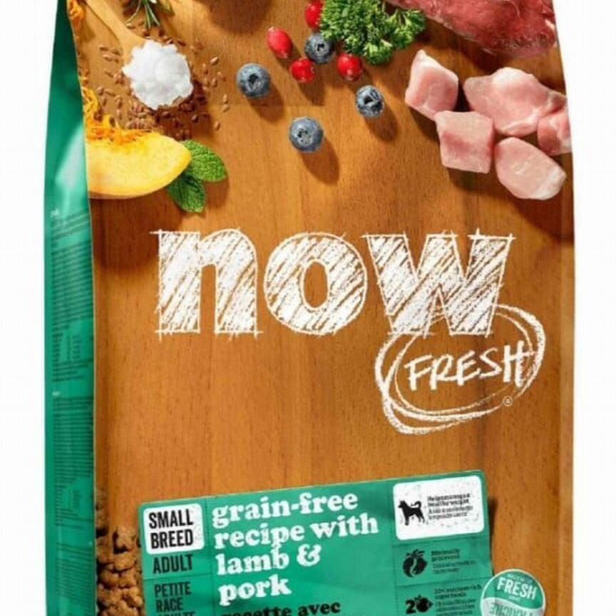 Корм Now fresh для собак